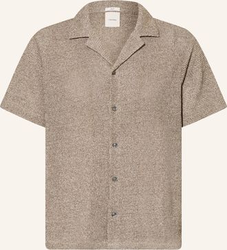 Calvin Klein Strickhemd Regular Fit beige