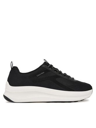 Calvin Klein Sneakers Andrea - Chunky Ck Stripe Runner Trainers HM0HM02158 Schwarz