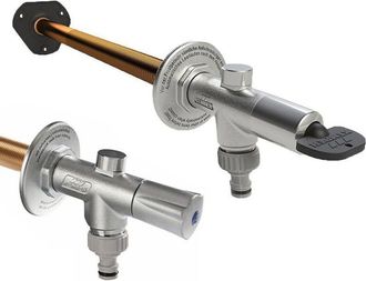 Kemper Kemper - frosti plus Frostsichere Au&szlig;enarmatur Frosti-Plus DN15 bi. f. Wandst&auml;rken 150-415mm