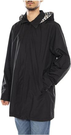 Aquascutum Homme, Vestes, Noir, Taille: XL Lightweight Trench