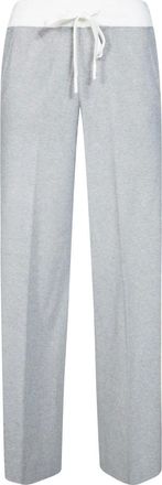 Elisabetta Franchi Femme, Pantalons, Gris, Taille: 38 FR Pantalone Tricot