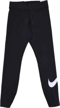 Nike Essential Legging mit Swoosh Logo Print - - Sport - Damen - Schwarzk - XS