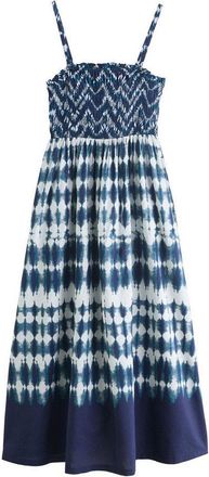 Next Midikleid Gesmoktes Bandeau-Midikleid (1-tlg)