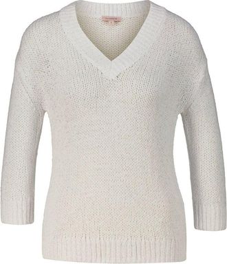Katestorm Damen Strickpullover aus Bändchengarn