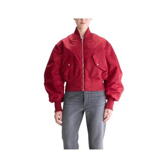 Bellerose Femme, Vestes, Rouge, Taille: 42 FR Veste Bomber Hendry