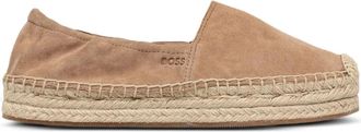 BOSS Espadrilles mit Plateau - Braun