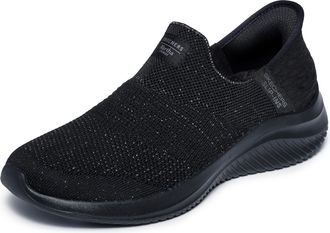 Skechers Martha Stewart Ultra Flex 3.0-Neptune Damen-Sneaker, Schwarz, 38.5 EU