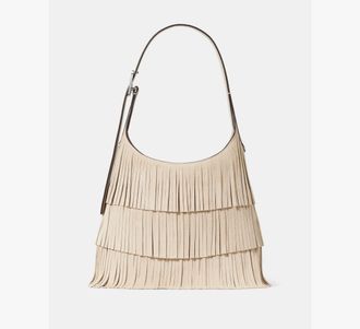 Kate Spade New York 454 Schultertasche Aus Wildleder Mit Fransen, Klein