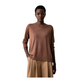 Marella Rundhals-Strickware - - Knitwear - Damen - Braun - M