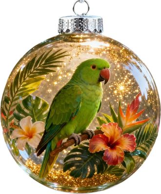 Generico Christmas Clear Ball Ornaments -, 3D-Acryldekoration, Tier-Themed 3D Weihnachtskugeln | Transparente Acrylb&auml;ume mit und Kreaturen | f&uuml;r Wand, Fenster,