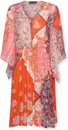 Elena Miro Femme, Robes, Multicolore, Taille: 54 FR Robe en viscose imprim&eacute;e