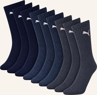 Puma Sportsocken Regular Crew 9-Pack blau