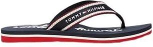 Tommy Hilfiger Women IM GRAPHIC BEACH SANDAL, Space Blue, 36 EU
