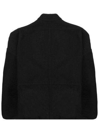 Rick Owens Womens Sail Jacket Black New Wool