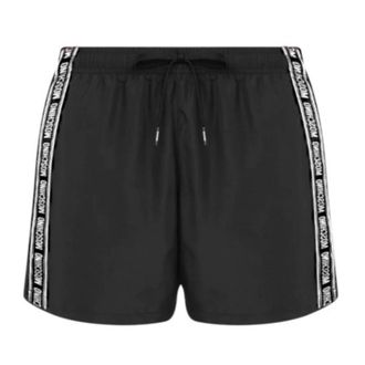 Moschino Solid Color Logo Bands Swimwear - - Swimwear - Herren - Schwarzk - XS