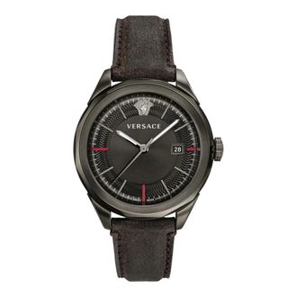 Versace Glaze Uhr - - Accessories - Herren - Grau - ONE SIZE