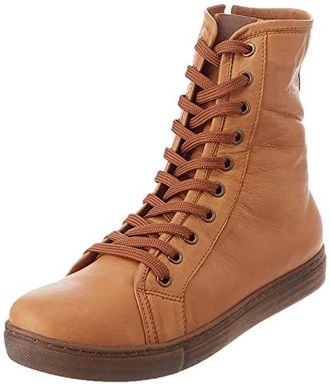 Andrea Conti Bottes pour Femme mi-Mollet, Brandy D Marron, 37 EU