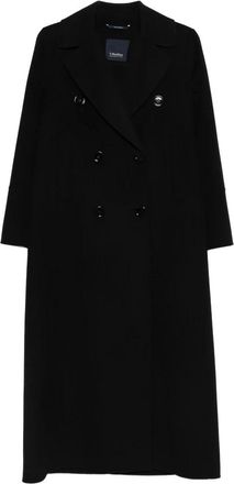 Max Mara Custodi Coat - Femme - Manteaux - Noir - Taille: 36 FR