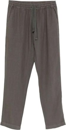 Fedeli Homme, Pantalons, Gris, Taille: XL Pantalon en lin Bonifacio
