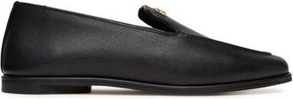 Tommy Hilfiger Slipper Th Leather Loafer FW0FW09319 Schwarz
