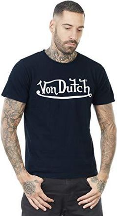 Von Dutch Tee Shirt Homme 100% Coton, T Shirt Homme First, Col Rond, Regular Fit 3XL