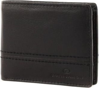 Tom Tailor Bags Jerrie RFID Petit Portefeuille en Cuir pour Homme Format Paysage, Noir, 11x2x8,5, 002969