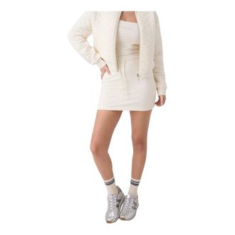 Guess Femme, Jupes, Blanc, Taille: 40 FR Phoebe Mini Jupe