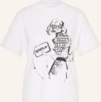 Sportalm T-Shirt Mit Schmucksteinen weiss