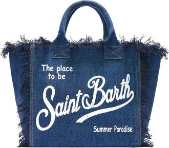 MC2 Saint Barth Femme, Sacs, Bleu, Taille: ONE Size Vanity Shoulder Bag