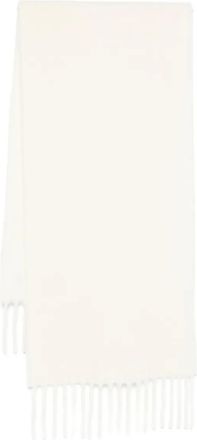 Toteme écharpe brossée à franges - Tons neutres