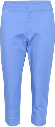 Kaffe Kaffe Damen Womens Capri Pants Below Knee Length Slim Fit Regular Waistband Hose, Ultramarine
