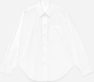 Arket Oversize-Hemd Aus Baumwolle -Weiß