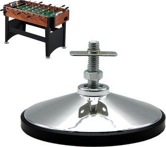 Generic Pool Table Leg Levelers - 6 Inch Adjustable Riser, Heavy Duty Table Levelers Pad for Clubs, Restaurants, Uneven Floors, Tiles, Chairs, Desks, Stools, 