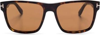 Tom Ford unisex, Accessoires, Brun, Taille: ONE Size Lunettes de soleil