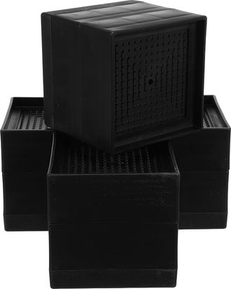 Valiclud 4 St&uuml;ck M&ouml;belf&uuml;&szlig;e aus Robustem Kunststoff mit Gummipads H&ouml;henverstellbare Betterh&ouml;hungen f&uuml;r Bett Sofa Tisch und Waschmaschine rutschfest und Bodensch