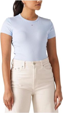 Tommy Jeans Damen, Oberteile, Blau, XLGr&ouml;&szlig;e