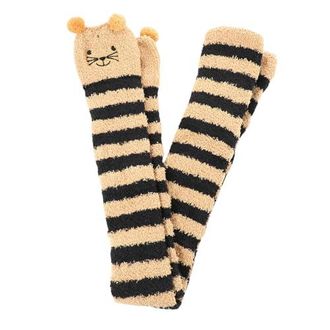 BESPORTBLE Healvian Chaussettes Longues Femme en Polaire Chaudes et Confortables Mi-cuisses pour Hiver Adapt&eacute;es Aux Chaussures D&eacute;contract&eacute;es et Sorties Journali&egrave;