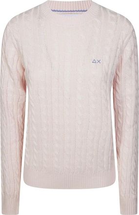 Sun 68 Femme, Pulls, Rose, Taille: 40 FR Maglia GC Treccia