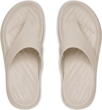 Crocs Zehentrenner Getaway Triangle Flip 212018 Beige