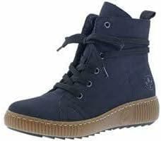 Rieker HWK Bottes &agrave; lacets pour femme, Pacifique., 40 EU