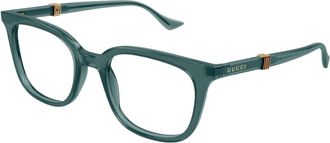 Gucci Vintage Running Web Metall-Einsatz Sonnenbrille - - Accessories - unisex - Gr&uuml;n - ONE SIZE