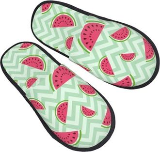 Generic Past&egrave;que &Agrave; Rayures Vertes Homme Femme Chaussures De Maison Antid&eacute;rapantes Pantoufles L&eacute;g&egrave;res Slippers Pour Maison Hiver Automne L