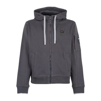 Blauer Homme, Sweatshirts et sweats &agrave; capuche, Gris, Taille: S Doudoune matelass&eacute;e &agrave; vagues