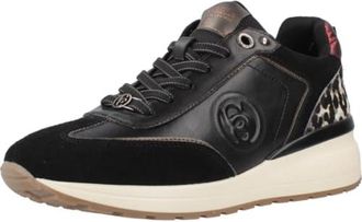 Carmela Baskets Femme Noir - Chaussures Confortables et polyvalentes - Mode décontractée - Modèle 16244101 (Taille39)