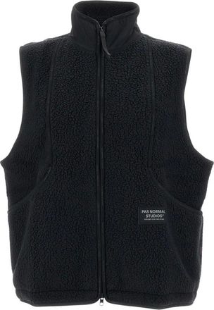 Pas Normal Studios Gilet en polaire Off-Race - Homme - Sport - Noir - Taille: L