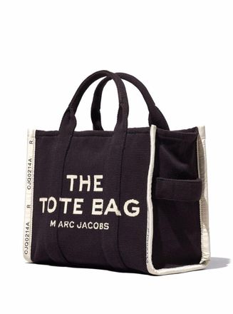 Marc Jacobs Womens Tote Bag The Medium Black Cotton Handbags Hand