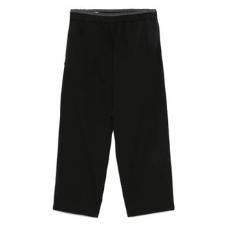 RANRA Schwarze Baumwollweiche Hose mit Taschen - - Trousers - Herren - Schwarzk - M
