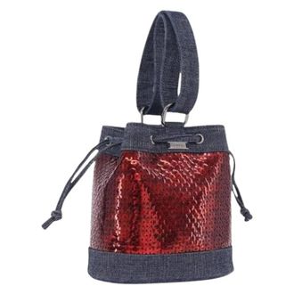 Chanel Sac seau Pre-owned - Femme - Pre-owned - Rouge - Taille: ONE Size