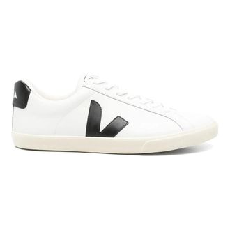 Veja Esplar Logo Leder-Sneakers - - Shoes - Herren - Wei&szlig; - 42 EU