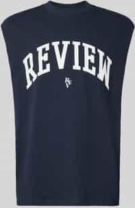 Review Tanktop mit Logo-Print
